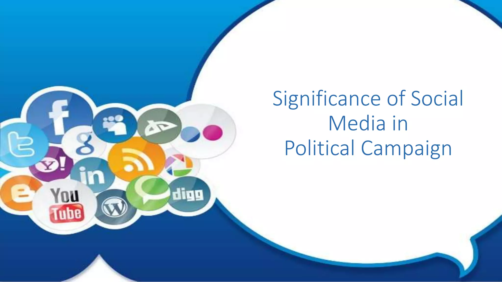 Social Media in political campaign case-study | PPTX