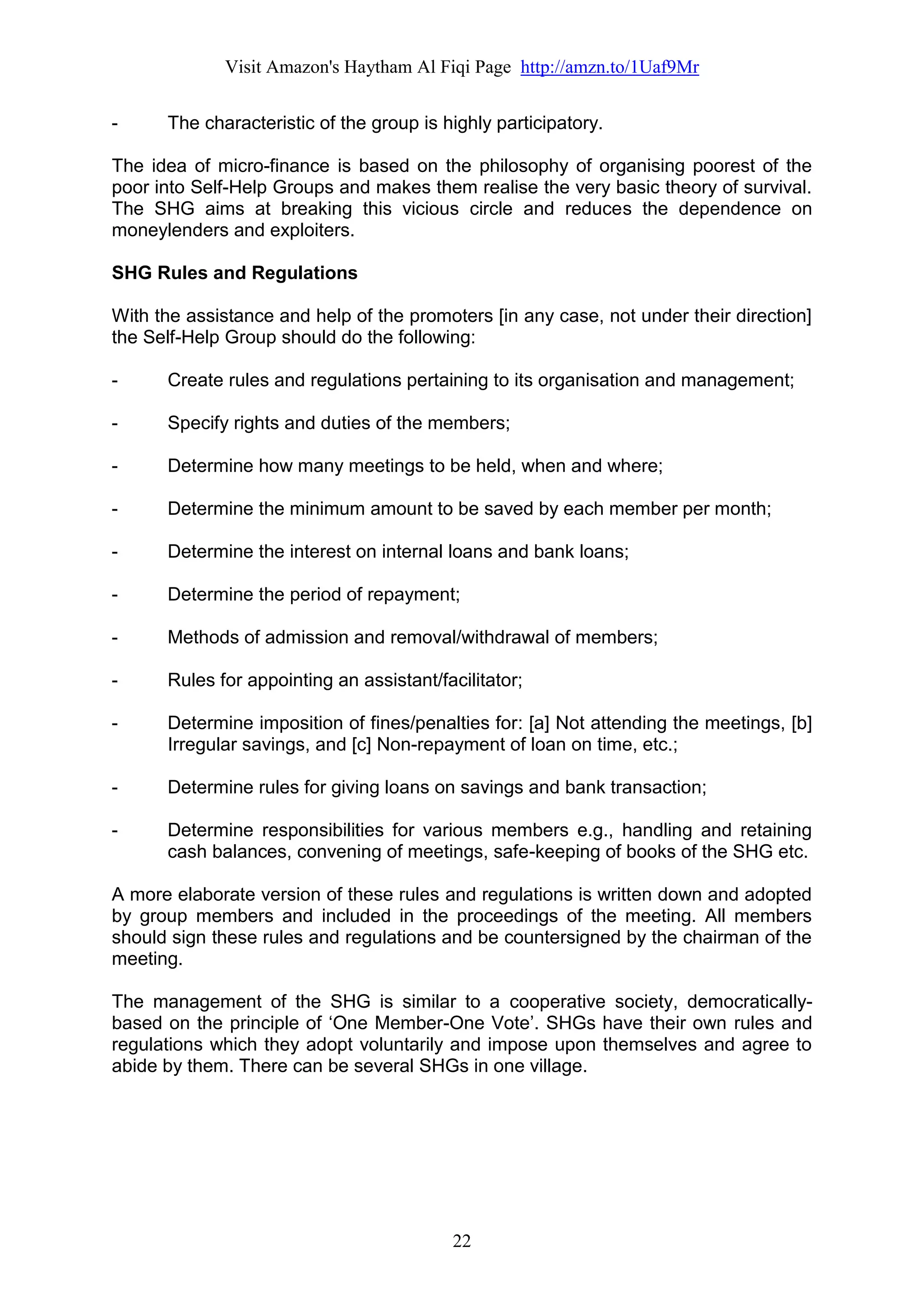 Self-Help Groups | PDF