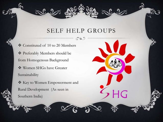Self Help Groups | PPTX