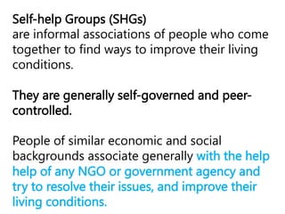 SHG linkage (SELF HELP GROUP LENDING GUIDLINES) .pptx