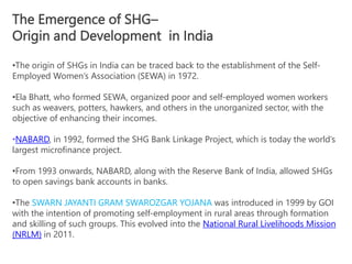 SHG linkage (SELF HELP GROUP LENDING GUIDLINES) .pptx