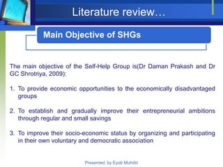 What is SHG? | PPTX