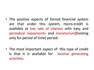 Micro Finance Institutions | PPTX