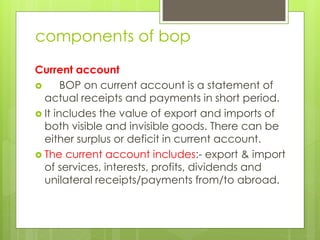 balance of payment | PPTX
