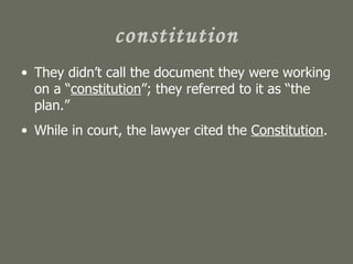 Shh, We're writing the constitution PowerPoint | PPT
