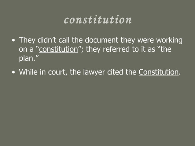 Shh, We're writing the constitution PowerPoint | PPT