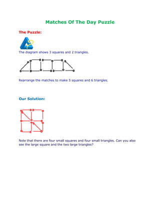 Mathematics Puzzles | DOCX