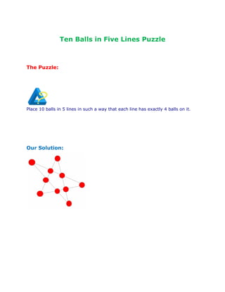 Mathematics Puzzles | DOCX