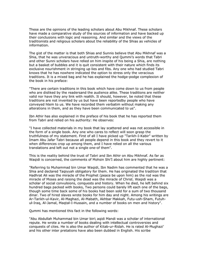 Shia and Shiaism, Their Genesis and Evolution | PDF