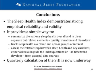 The Sleep Health Index | PPTX