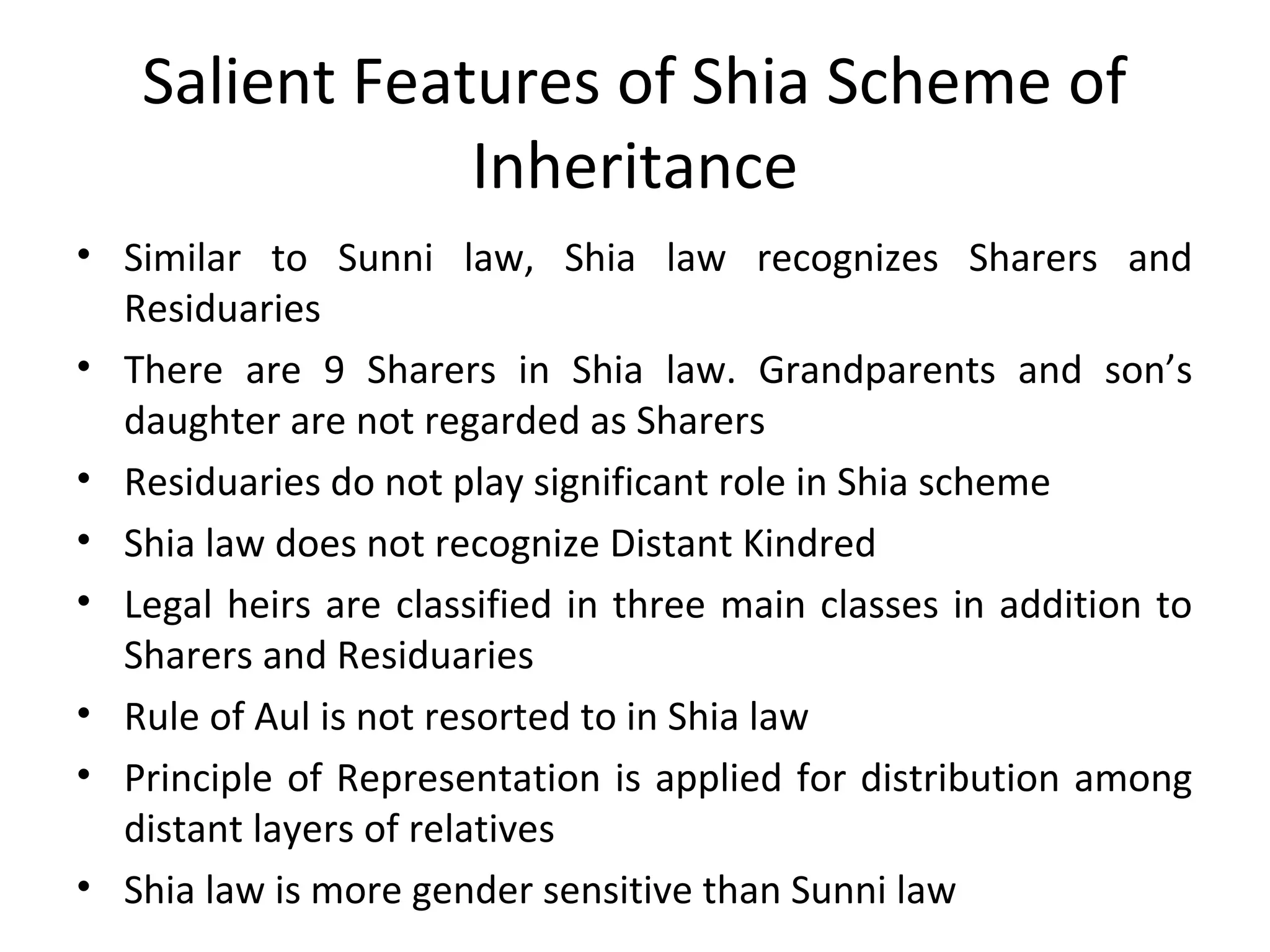 Shia Law of Inheritance | PPT