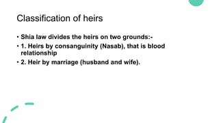 Shia Law of Inheritance, family law.pptx