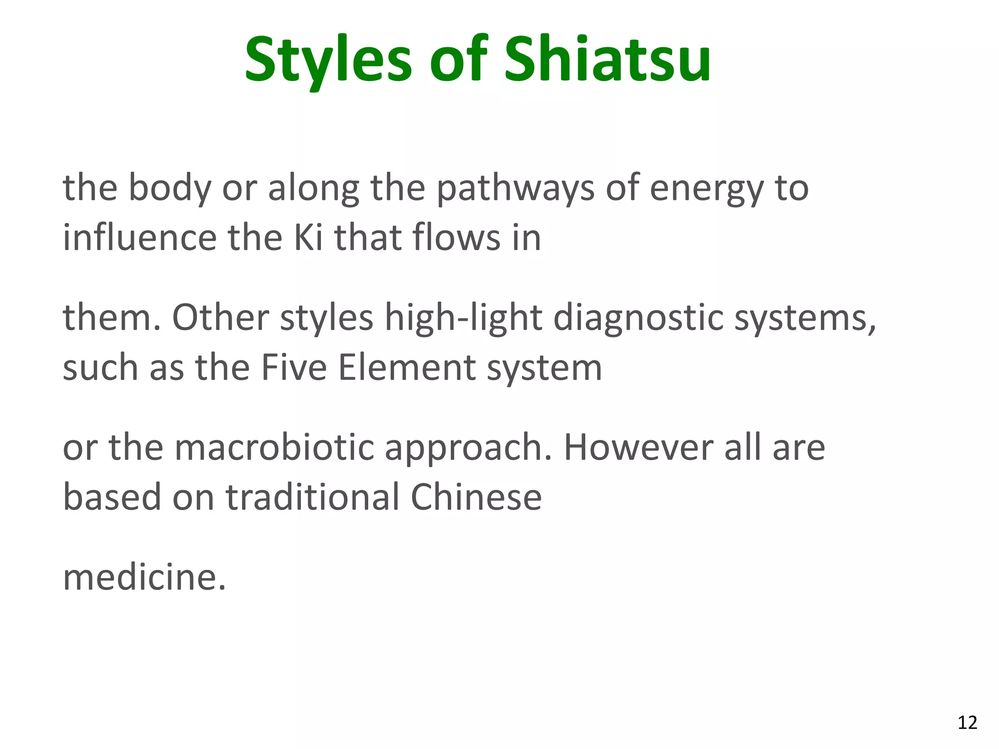 Shiatsu | PPTX