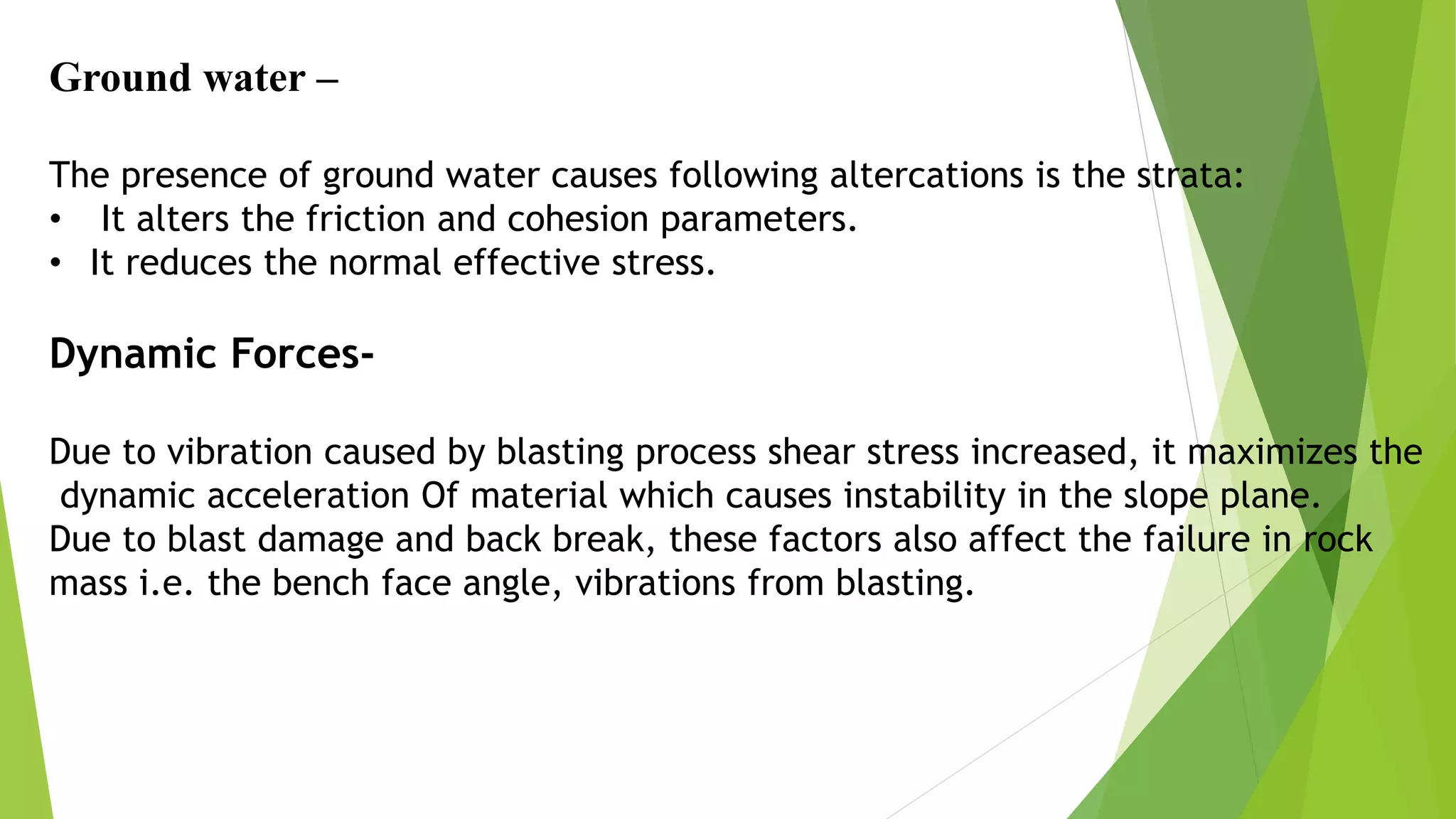 SLOPE STABILITY AND FAILURE | PPTX