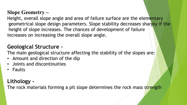 SLOPE STABILITY AND FAILURE | PPTX | Climbing | Extreme Sports