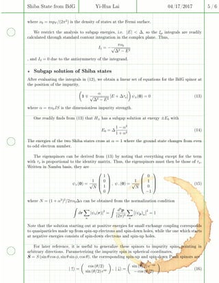 Shiba states from BdG | PDF