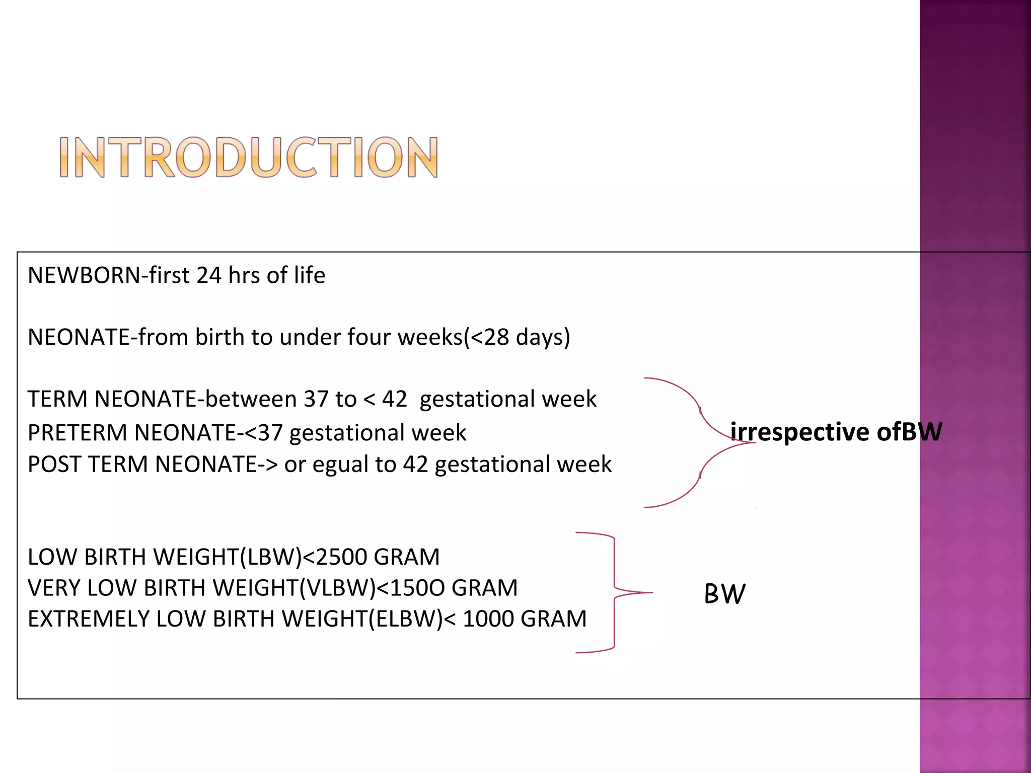 neonatal physiology | PPT