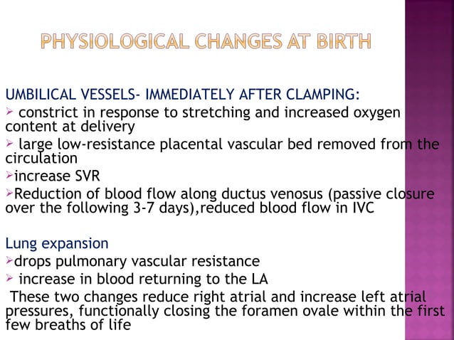neonatal physiology | PPT