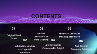 Words and meanings, The Original Word Game | PPTX