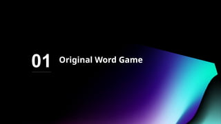 Words and meanings, The Original Word Game | PPTX