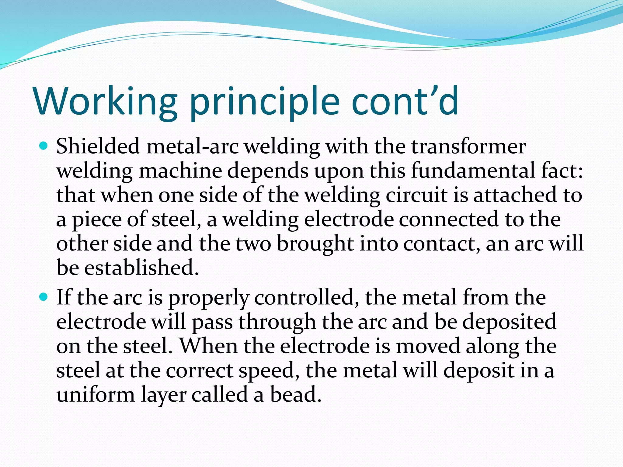 Shielded Metal Arc Welding | PPTX