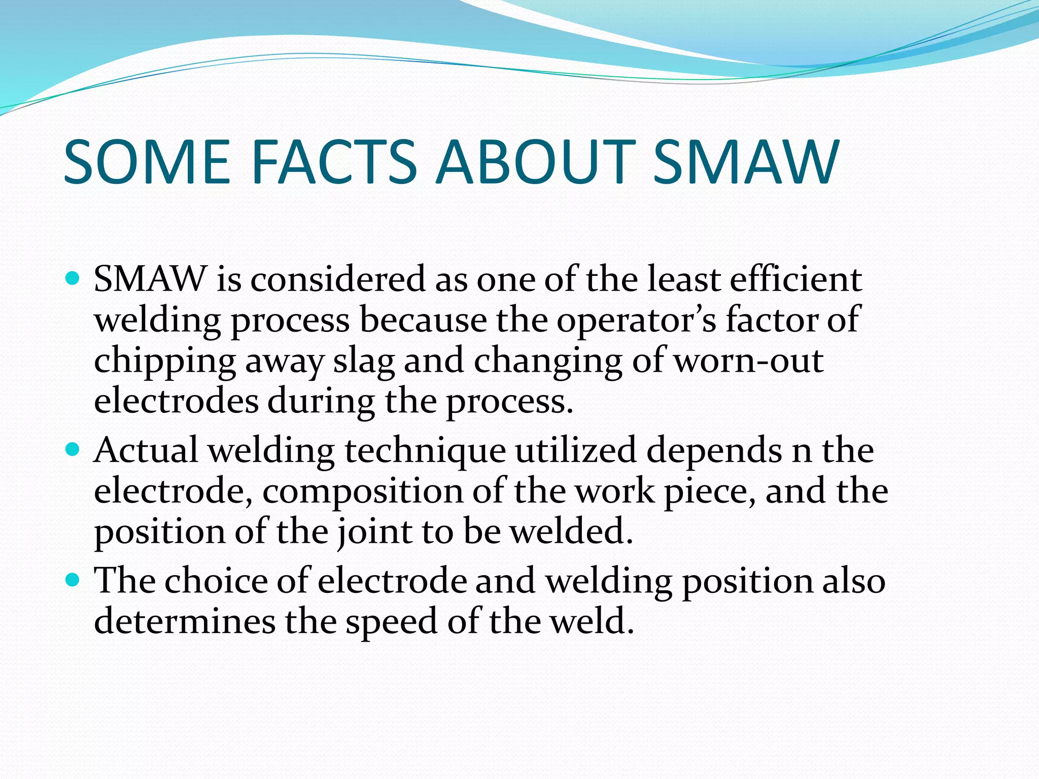 Shielded Metal Arc Welding | PPTX