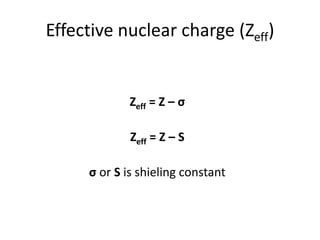 Shielding Effect