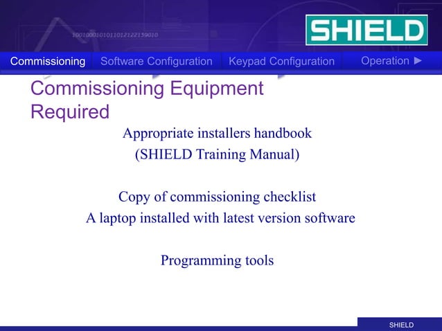 SHIELD INSTALLATION.ppt