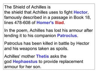 Shield of Achilles | PPT