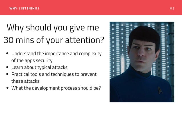 Shields up - improving web application security | PPT