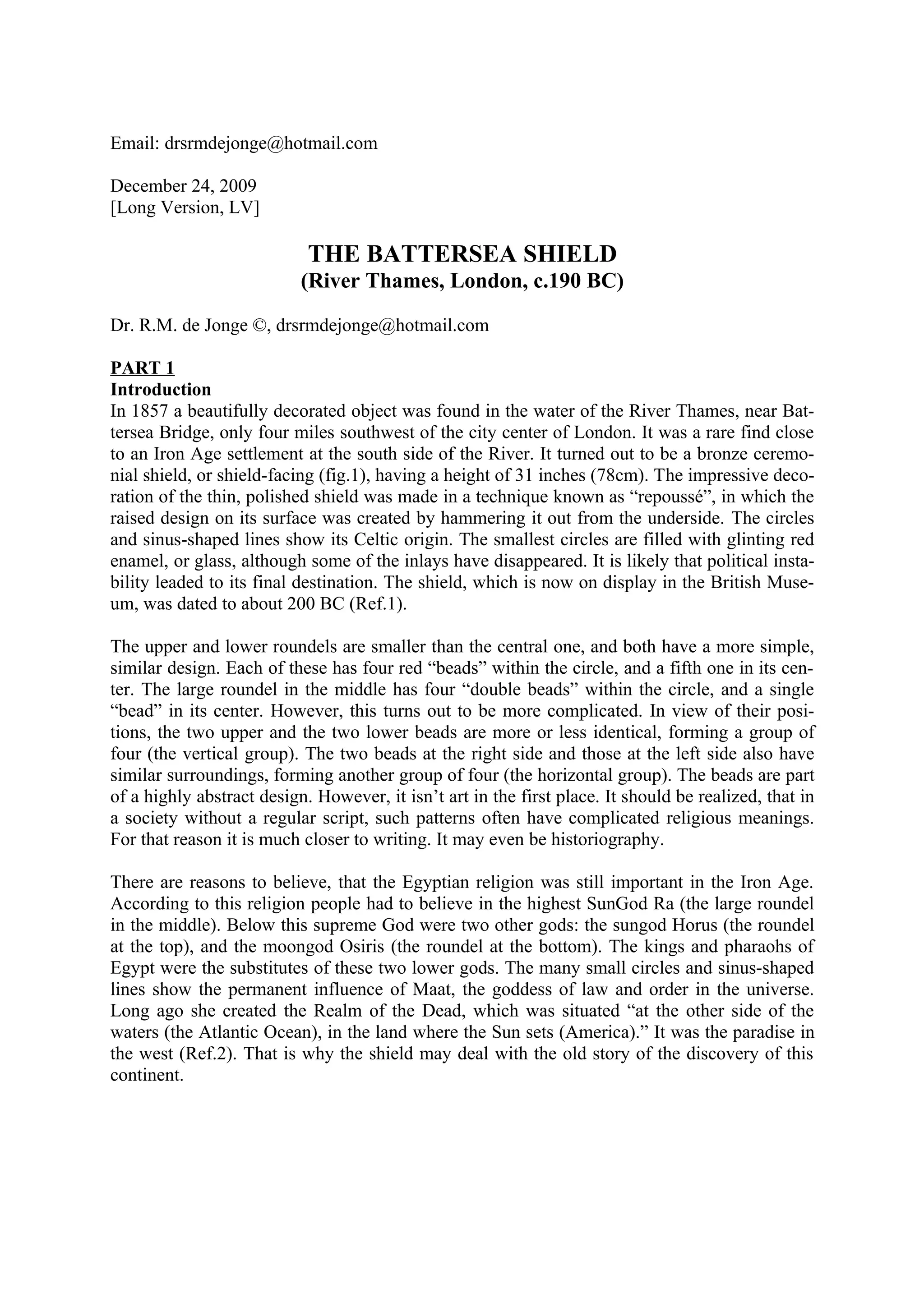 THE BATTERSEA SHIELD (LV) | DOC