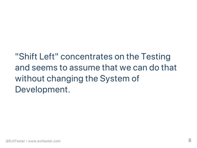 Shift left-testing | PDF