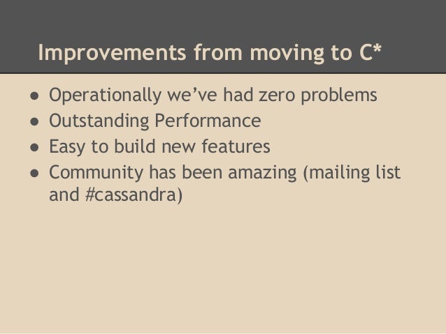 Shift Real World Migration From Mongodb To Cassandra
