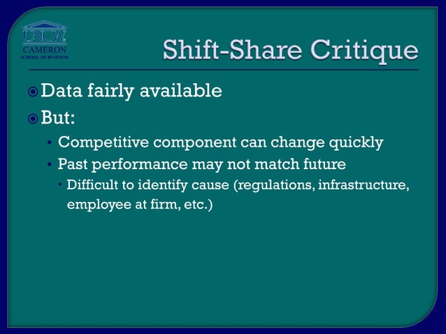 Shift and share slides | PDF