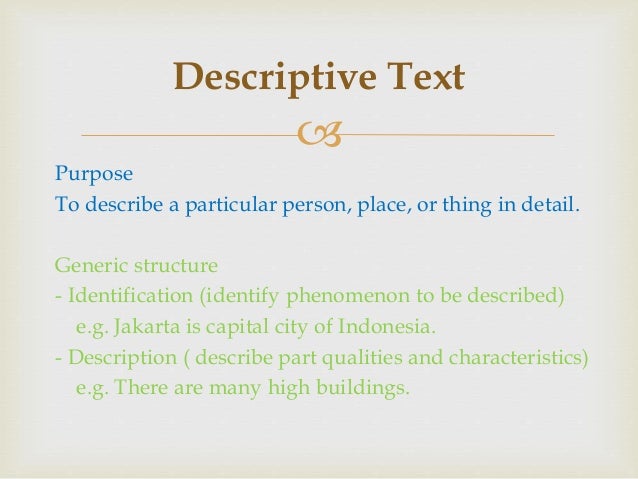 Shift and write in descriptive