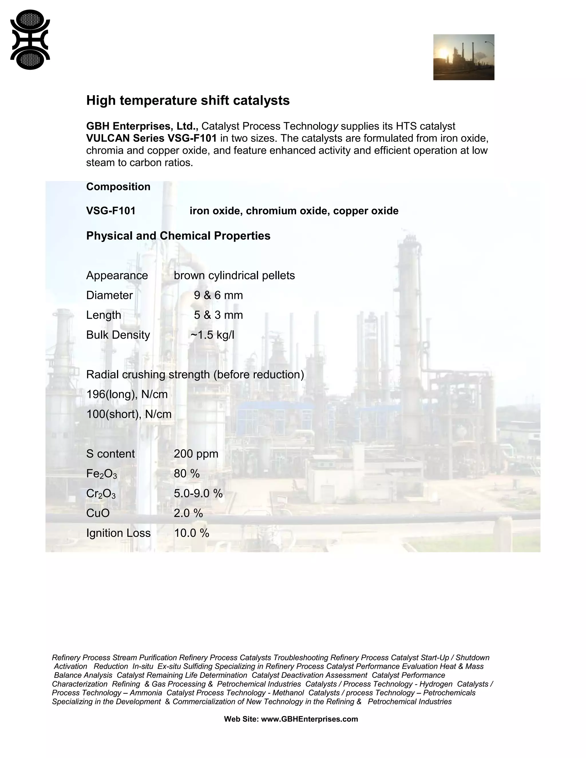 Shift Conversion Catalysts - Operating Manual | PDF