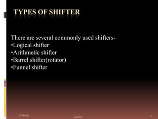 Shifters | PPTX