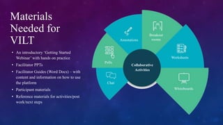 VILT: Reasons to Switch from Classroom Training | PPT