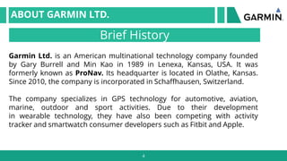 Shifting Direction (Garmin Case Study) | PPTX