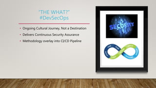 Shifting left – embedding security into the devops pipeline by Mike d. Kail | PPT