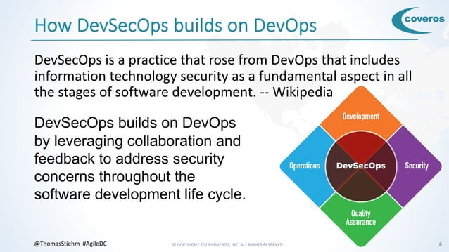 Shifting Security Left - The Innovation of DevSecOps - AgileDC | PPT