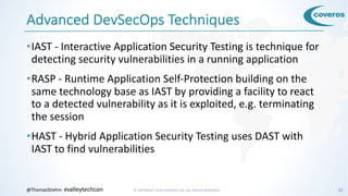 Shifting Security Left - The Innovation of DevSecOps - ValleyTechCon | PDF