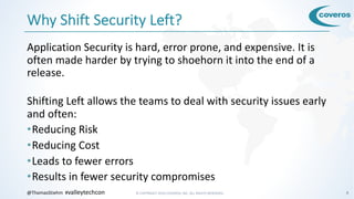 Shifting Security Left - The Innovation of DevSecOps - ValleyTechCon | PDF