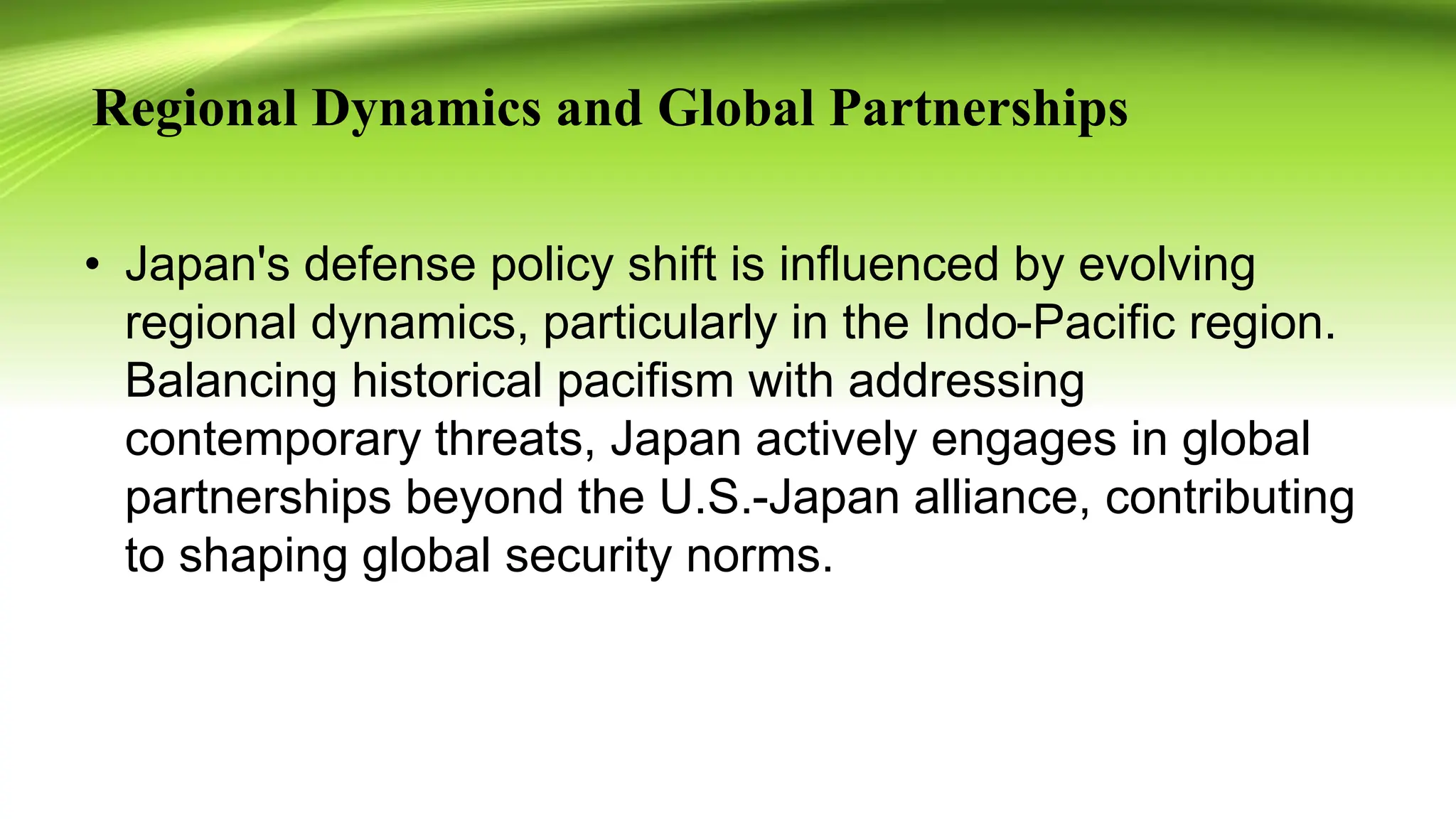 A Shift In Japan's Security Policy..pptx