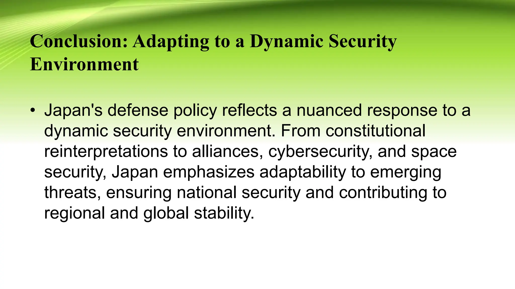 A Shift In Japan's Security Policy..pptx