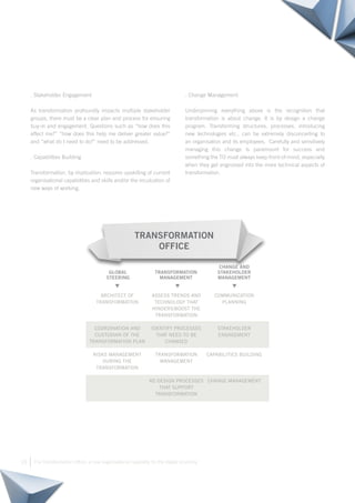 The Transformation Office - A new organisational capability for the ...