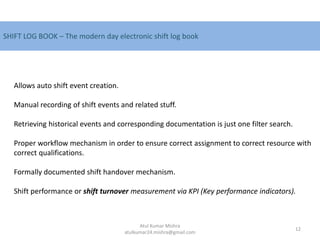SHIFT LOG BOOK | PPTX