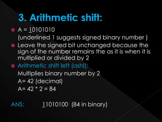 Shift micro operations & 4 bit combinational circuit shifter | PDF