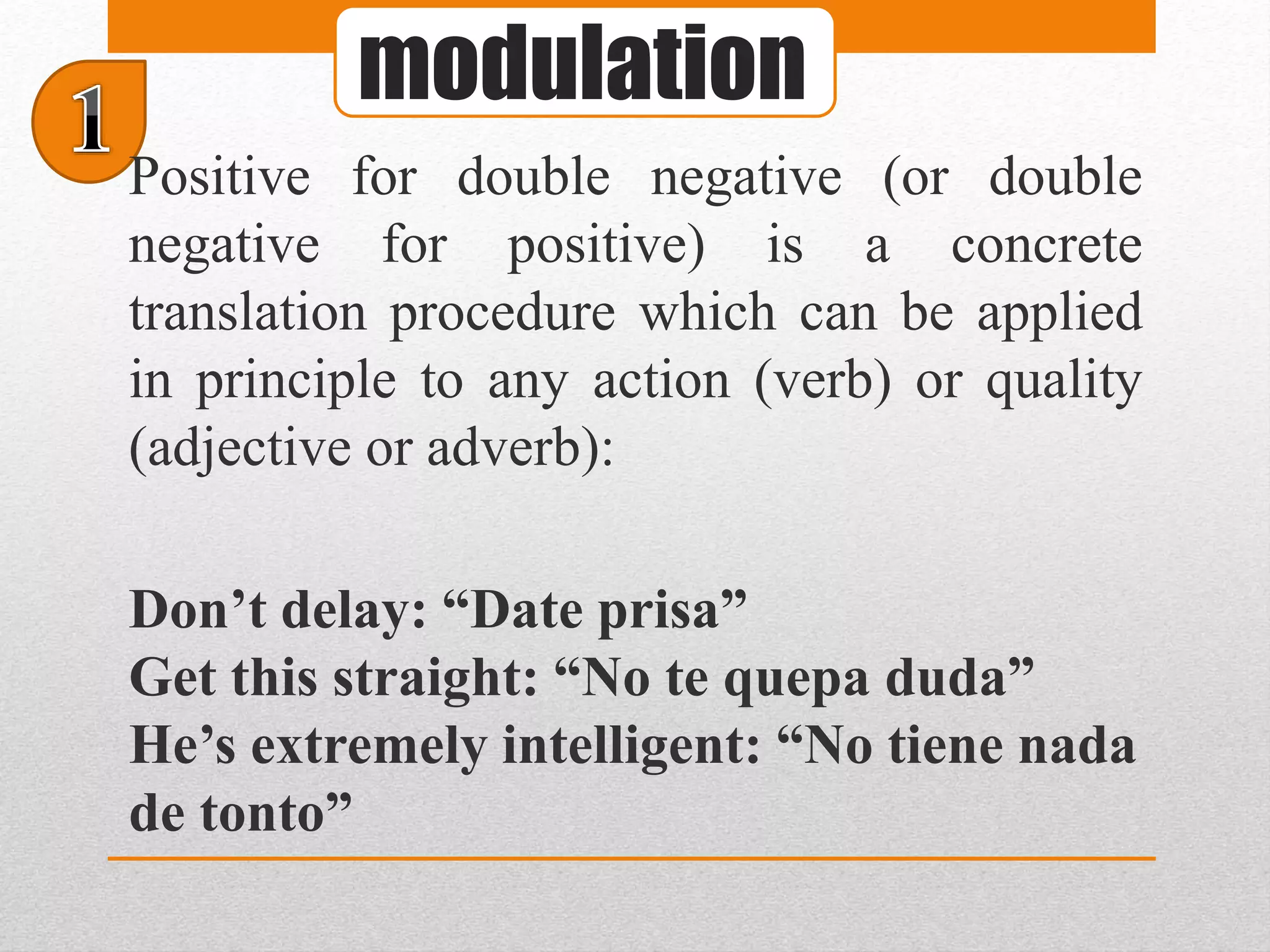 Other translation method - Shift or transposition | PPTX