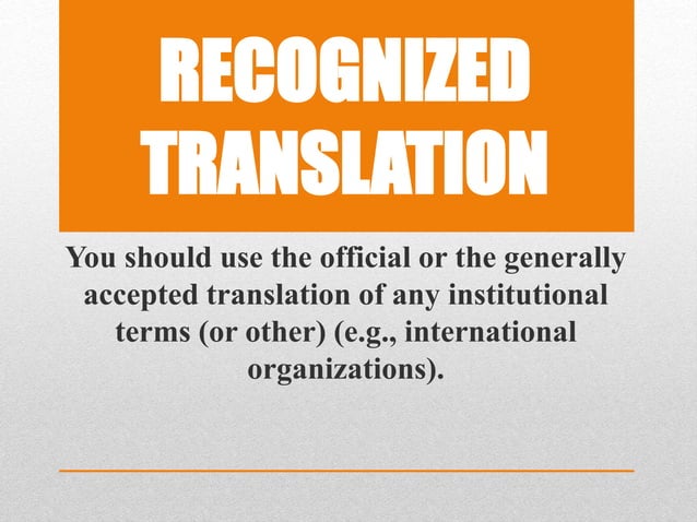Other translation method - Shift or transposition | PPTX
